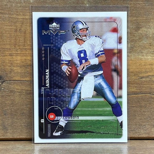 1999 Upper Deck MVP #199 Football Card Troy Aikman Dallas Cowboys ...
