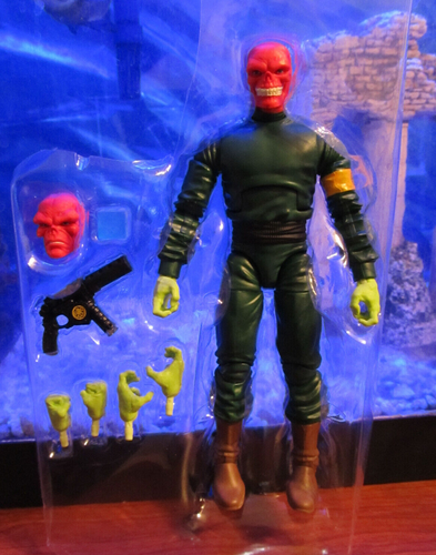 Marvel Legends 2021 COMIC RED SKULL FIGURE Loose 6" Captain America ...