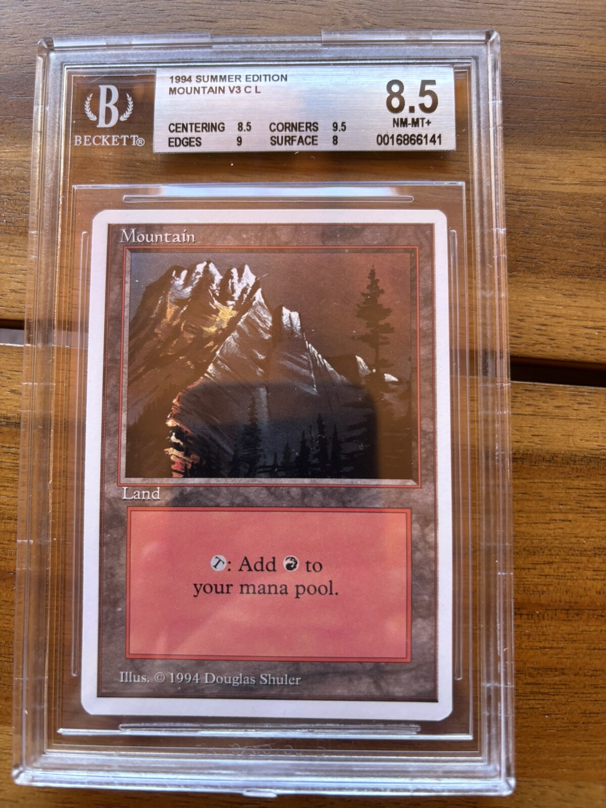 Mtg Summer Edgar Mountain V3 BGS 8.5 | eBay