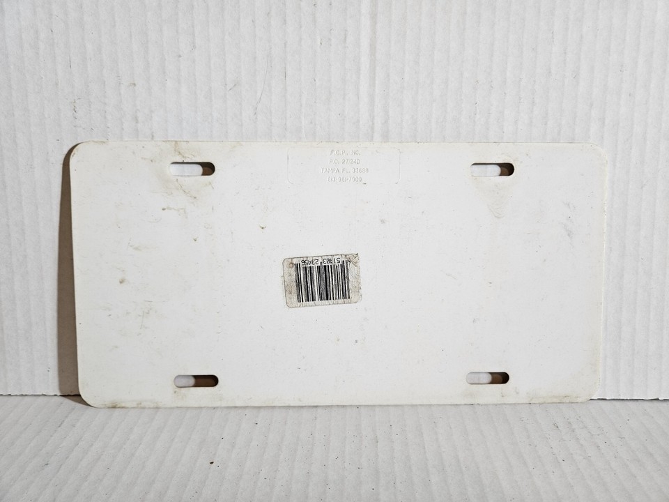 Vintage 1990's Georgia Albany Plastic Booster License Plate | eBay