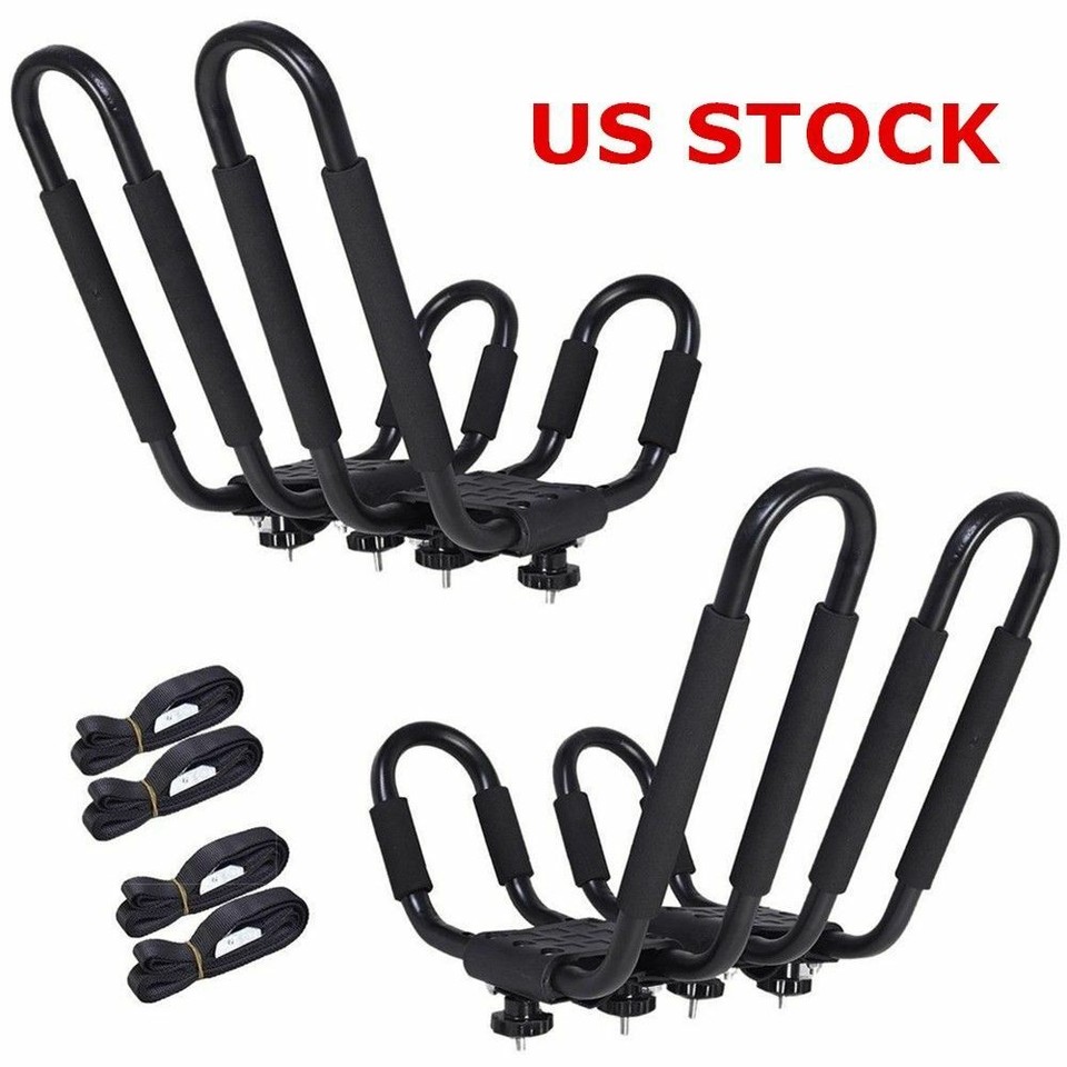1/2/4 Canoe Boat Kayak Roof Rack For SUV Car Truck Top Mount Carrier J ...