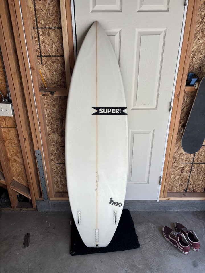 Pre Owned Super Surfboard 6' 2"x19 5/8"x2 7/16" Great Condition | eBay