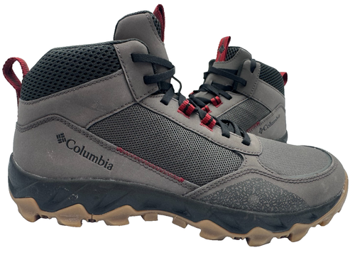 Columbia Men's Flow Centre Lace Up Hiking Boots Dark Gray/Red Size:10.5 ...