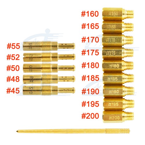 Carb Main Pilot Slow Jet Needle For HONDA CRF450R CRF450X SUZUKI DRZ400 ...
