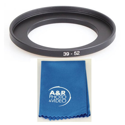 39-52MM Step Up Adapter Ring 39MM Lens to 52MM For Leica Fujifilm 27mm ...