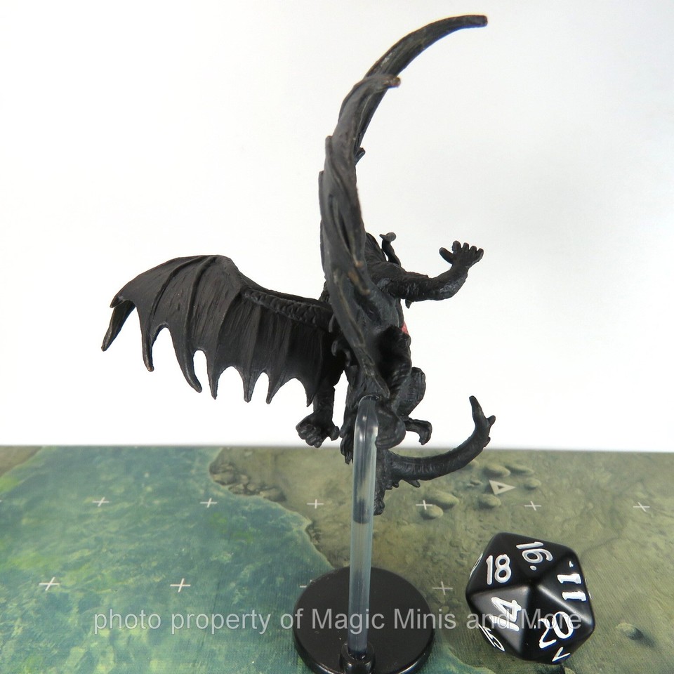 Dungeons Deep ~ DRACOLISK #16 Pathfinder Battles mini dragon black ...