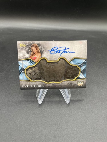 Eve Torres 2017 Topps WWE Legends Wrestling /50) - CHAMP BELT + AUTO | eBay