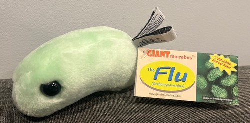 2003 Giant Microbes Flu Stuffed Plush Influenza Virus Science Toy-New ...