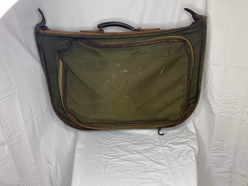 Original US WWII WW2 Army Air Force B-4 Officers Garment Bag Suitcase ...