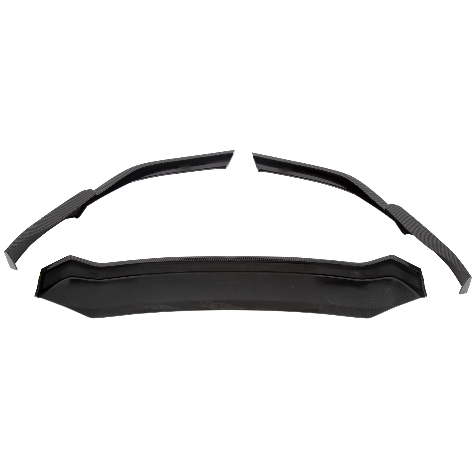 Carbon Fiber Style Front Bumper Splitter Lip Spoiler For 2016-2018 ...