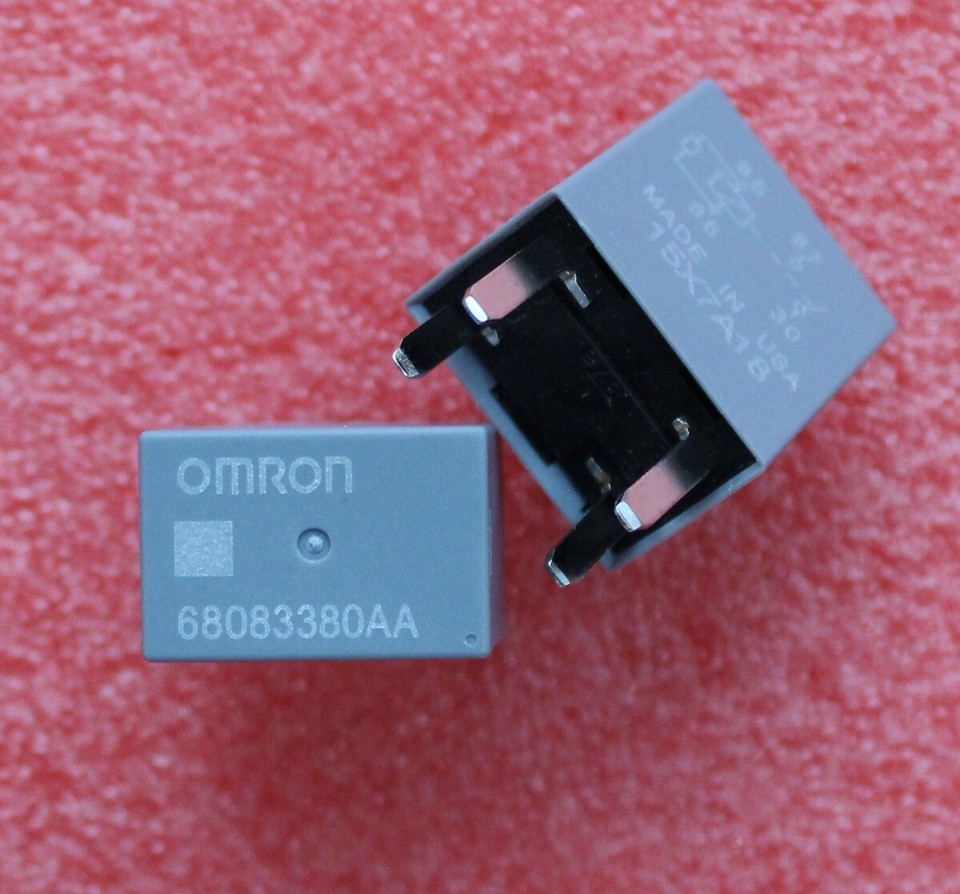 2 X For OMRON 68083380AA 05X7A13 4-Pin 12V Horn Start Fog Light ...