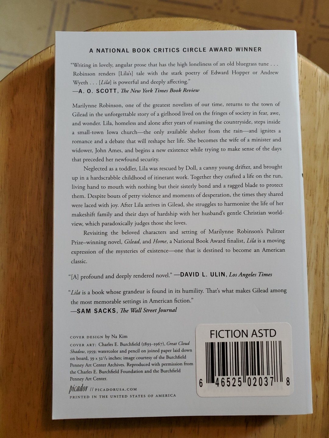 Lila (Oprah's Book Club) : A Novel by Marilynne Robinson (2015, Trade ...