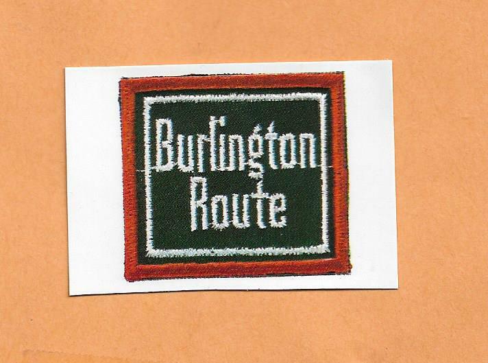 BURLINGTON ROUTE RAILROAD DECAL STICKER 1 1/2" | eBay