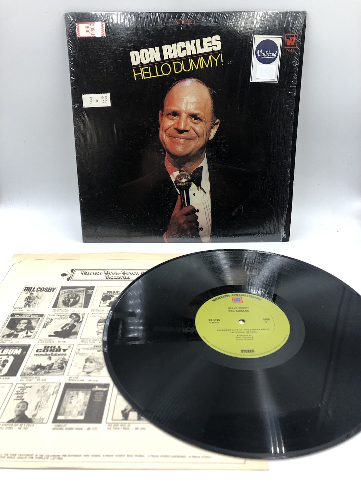 Don Rickles 'Hello Dummy!' EX Copy IN SHRINK Warner Brothers LP | eBay