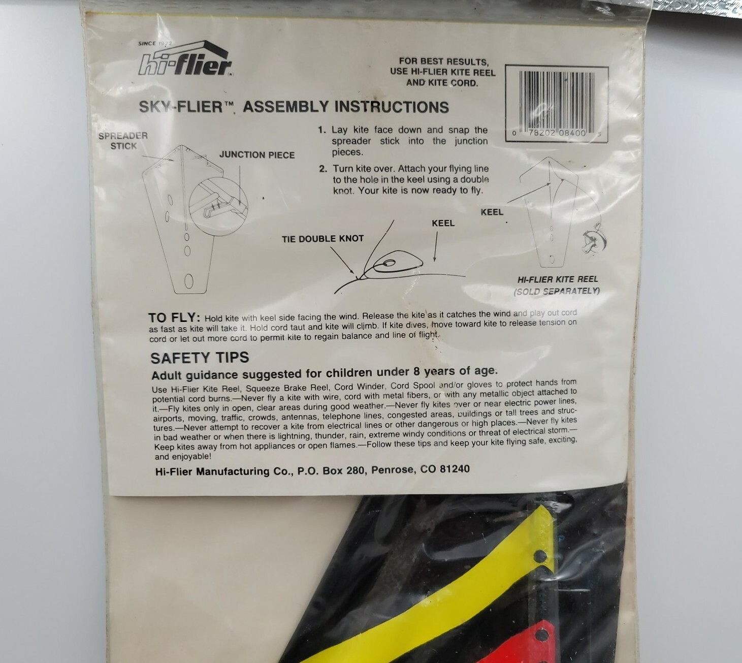 VINTAGE HARLEY DAVIDSON HI-FLIER KITE RETRO SEALED MADE IN USA MAN CAVE ...