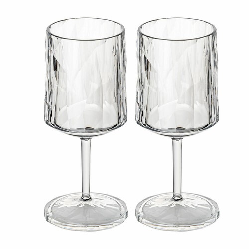 Koziol stemmed glass set of 2 Club No. 21, cocktail glass, plastic, 250 ...