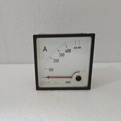 ABB 0-800A ANALOG PANEL METER 400/1A | eBay