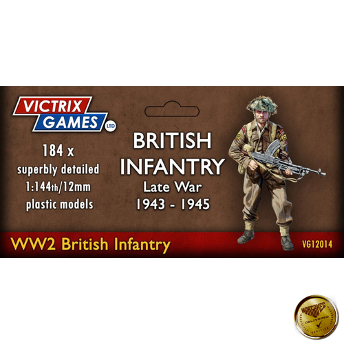 Victrix Games British Infantry & Heavy Weapons Late War 1943-1945 WW2 ...