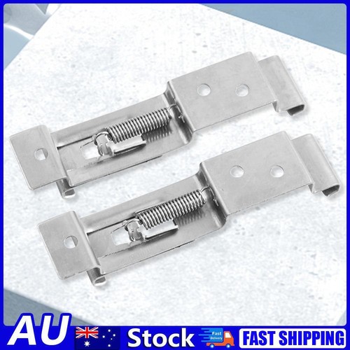 AU 2PCS Trailer Number Plate Clips Rectangular Spring Loaded for ...