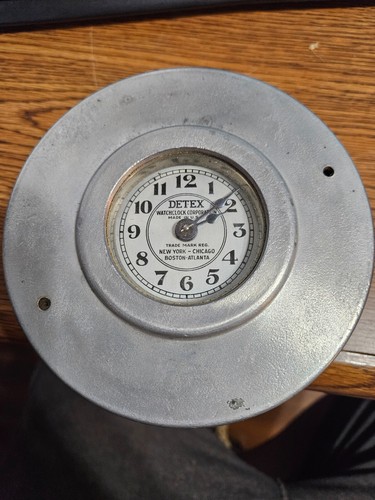 Vintage Detex Guardsman Watchmans Clock | eBay