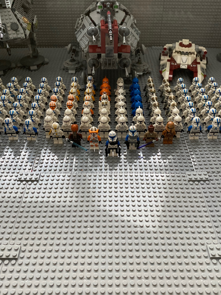 Lot of 3 Lego Star Wars Clone Trooper Army P1 Clone P2 Star Wars Lego ...