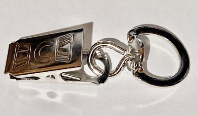 ID Badge holder clip - metal, w/ Key Chain Ring - Qty 25 or Buy more ...