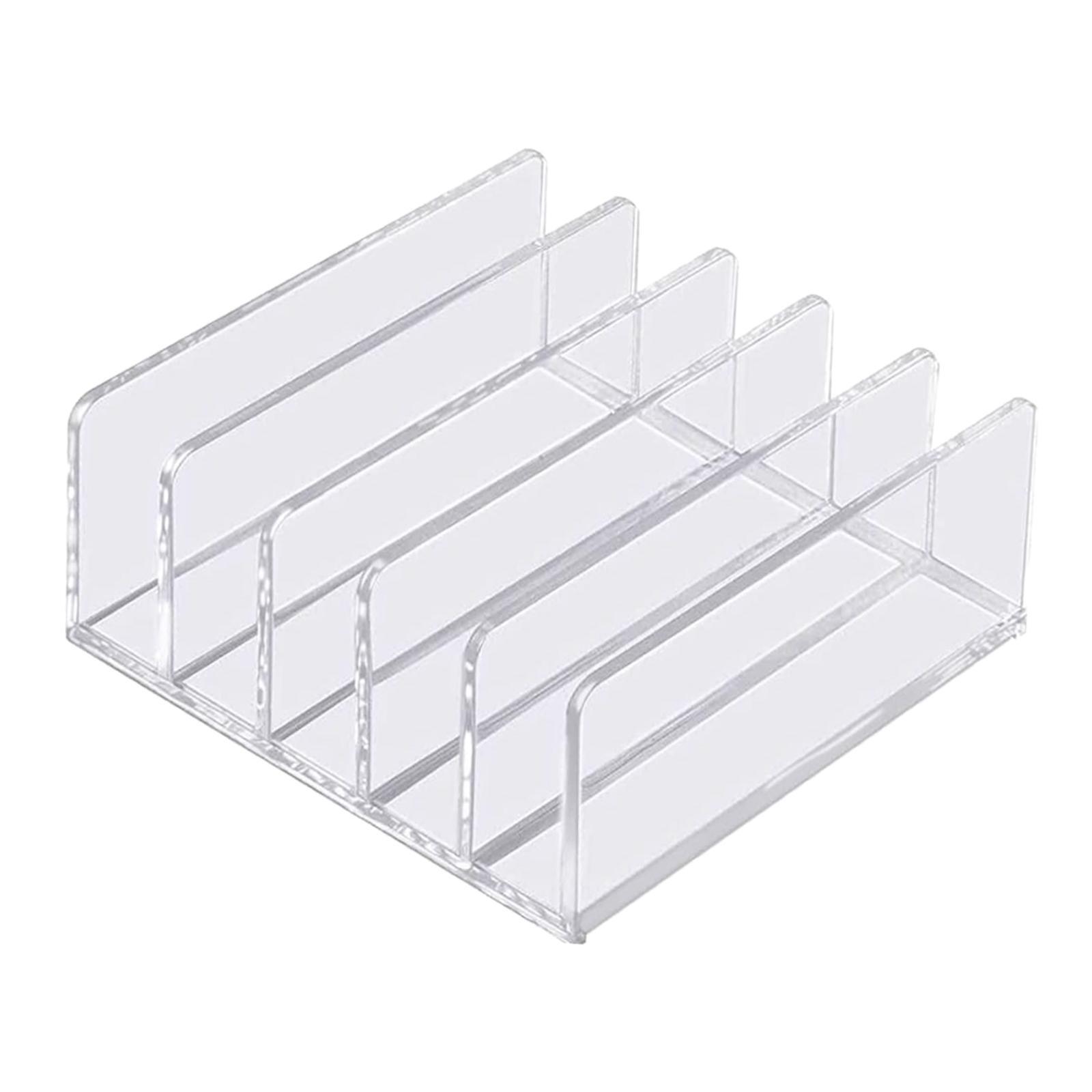 File Holders Acrylic Desktop File Organizer for School Brochures Mail ...