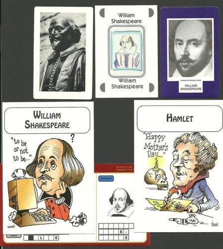 William Shakespeare Writer CARDS! Unique Collection B | eBay