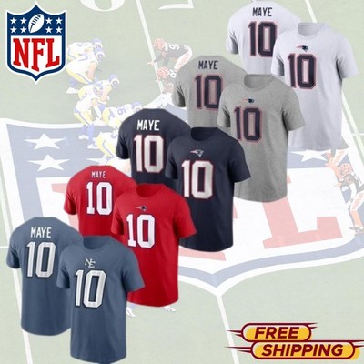 FREE SHIP Drake Maye 10 New England Team Name Player Number Gifts For ...