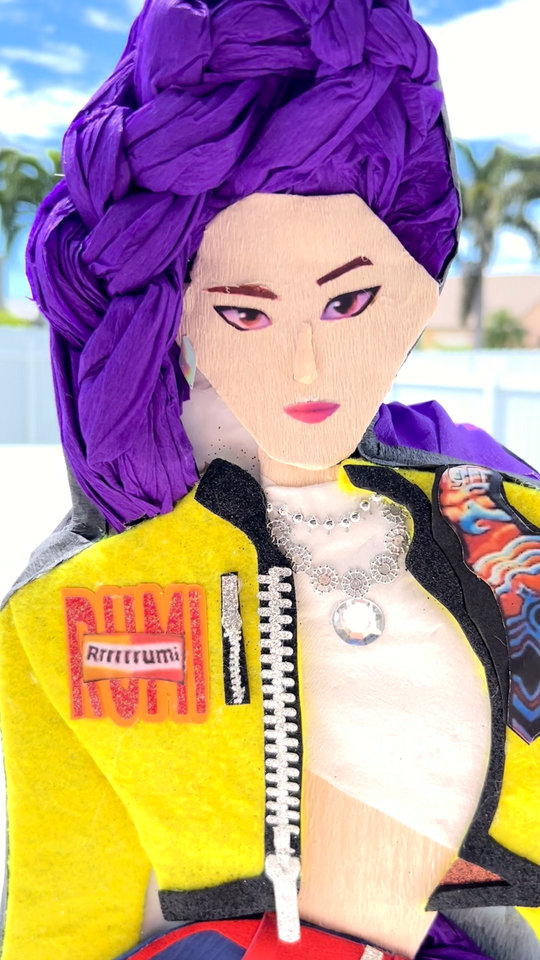 KPOP DEMON HUNTER PINATA 34"X13"X6" | eBay