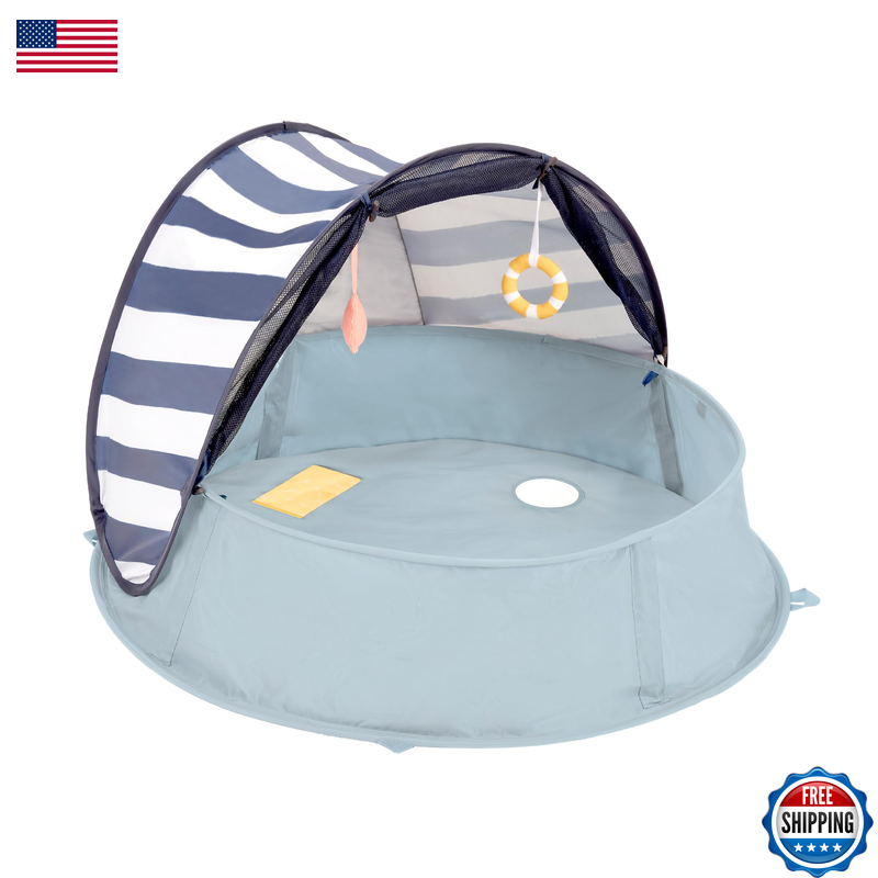 Babymoov Aquani Tent Pool 3 In 1 Pop Up Tent Kiddie Pool And Play Area ...
