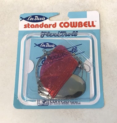 Les Davis Luhr Jensen Cowbell Flex-I-Troll 50/50 Brass Nickel Lake ...