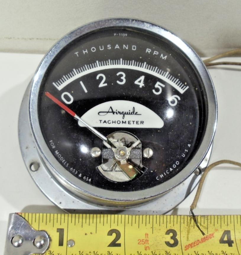 Vintage Airguide Outboard Motor Tachometer Thousand RPM | eBay