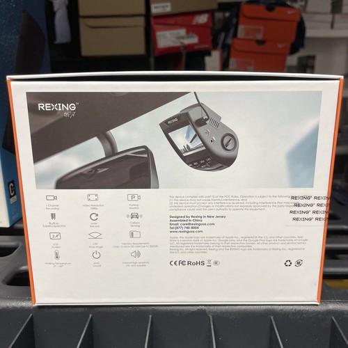 Rexing V1 FHD Front Dash Car Cam Camera 1080p 32GB Card Included - NEW ...