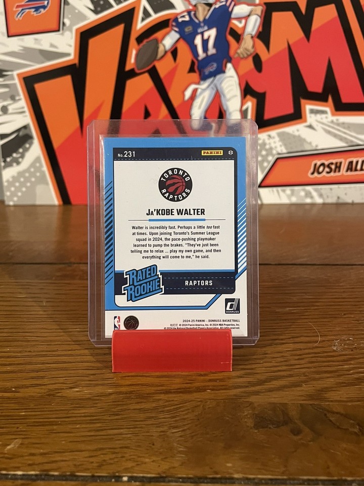 2024-25 Donruss pink laser Rated Rookie Jakobe Walter /50 | eBay UK