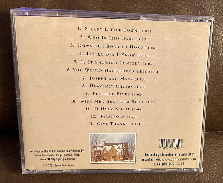 Sleepy Little Town - Cori Connors (Christmas CD 2001 Seven Roses Music ...