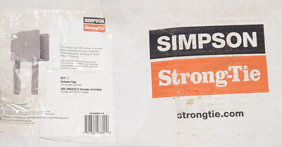 Simpson Strong-Tie ECCQ End Column Cap for 4x Beam, 6x Post, ECCQ46SDS2 ...