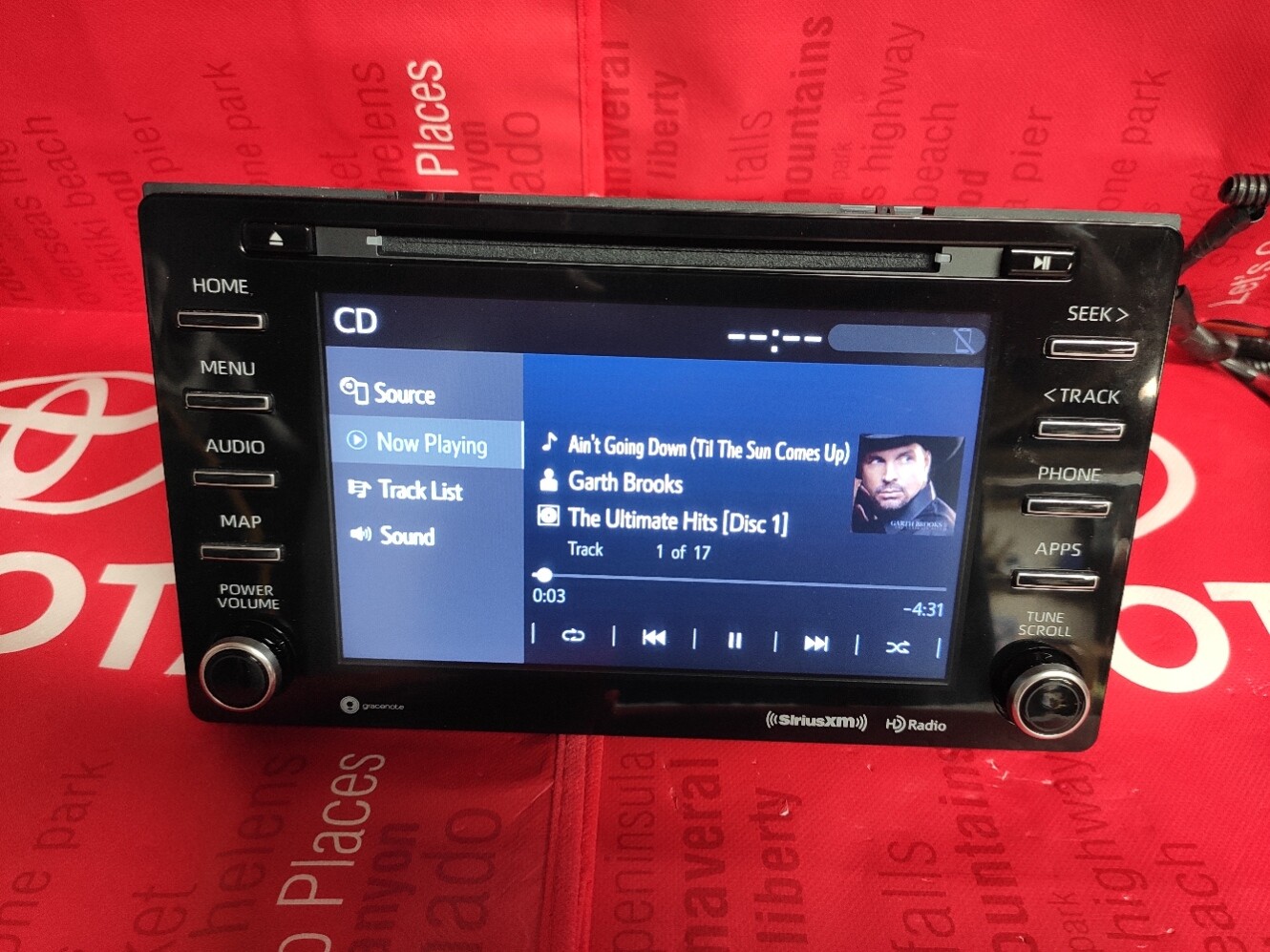 2017 2018 2019 2020 Toyota SIENNA radio Touch-Screen CD ENTUNE 3.0 apps ...