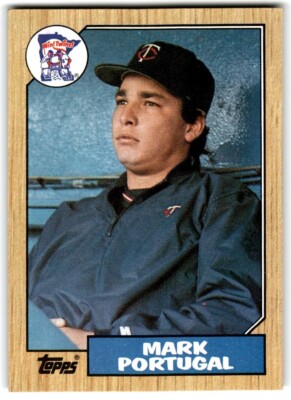 1987 Topps Baseball Cards Mark Portugal Rookie Minnesota Twins #419 | eBay