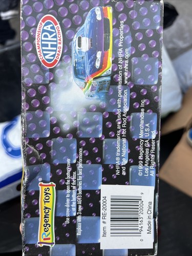 Regency Toys NHRA Drag Racing Pro Stock 1:45 Die-cast Pull-Back Action ...