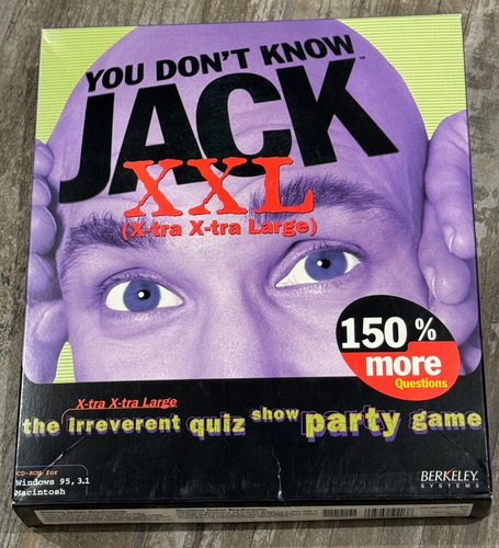 YOU DON'T KNOW JACK XXL Big Box Quiz Party Game PC + Bonus Volume 2 | eBay
