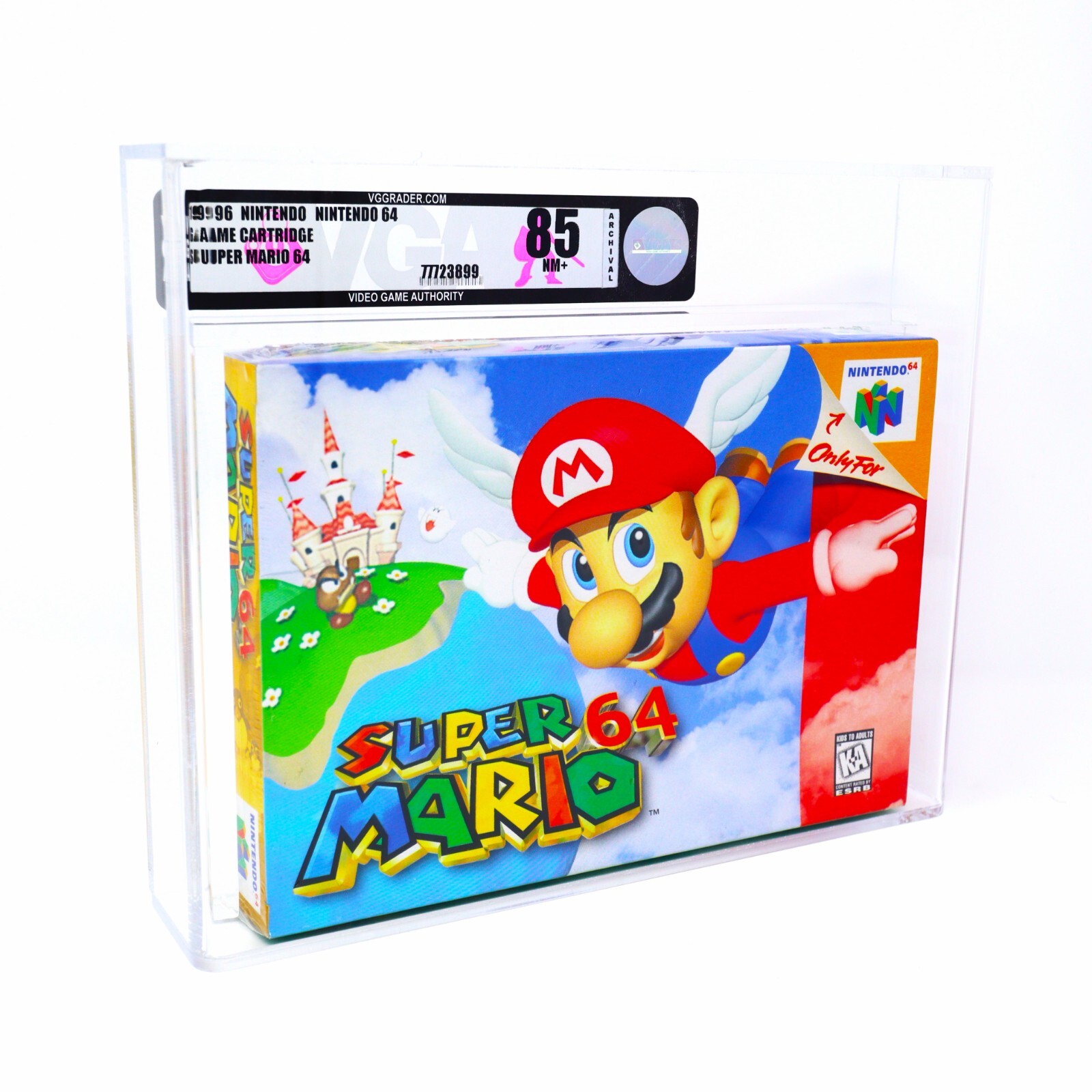 Super Mario 64 - VGA 85 Sealed, N64 Nintendo 64 (1996) NOT WATA CGC ...