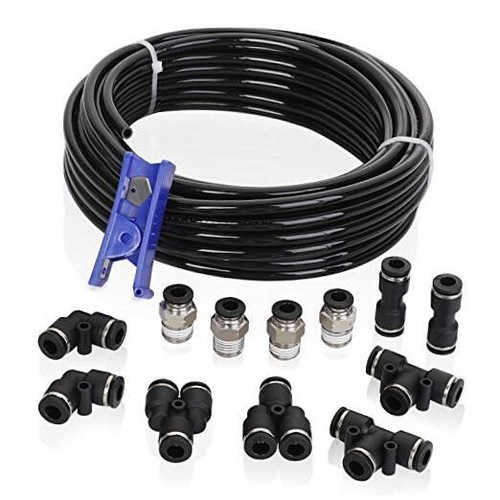 Air Line Tubing Kit, 1/4 Inch (6.35MM) OD x 32.8 1/4 inch Polyurethane ...