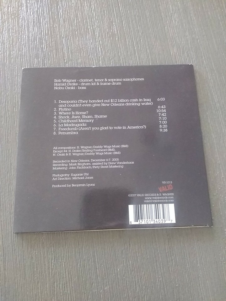 ROB WAGNER TRIO CD 2007 VALID RECORDS BMI COMPOSED JAZZ POP SONGWRITER ...