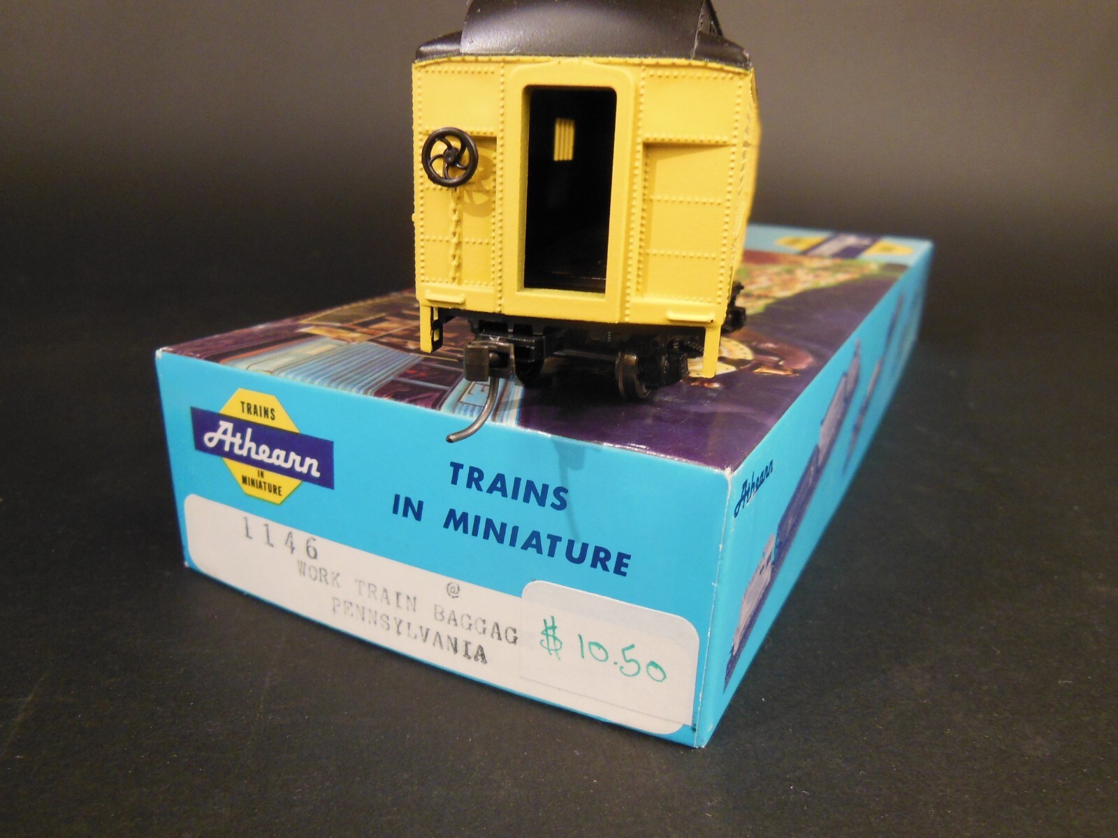 HO SCALE ATHEARN PENNSYLVANIA WORK TRAIN MOW BAGGAGE CAR | eBay