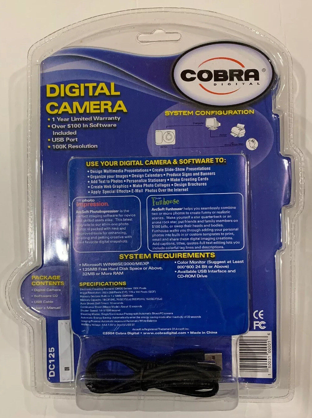 NEW Cobra Digital Camera Model DC125 | eBay