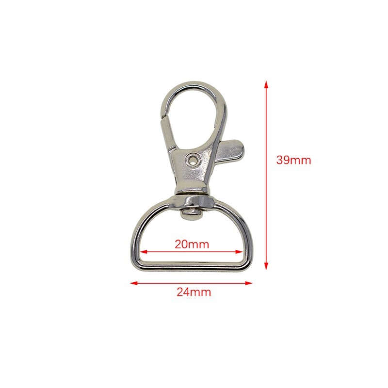 10 Pcs Swivel Trigger Clips Snap Hook Lobster Clasps Keychains Bag D ...