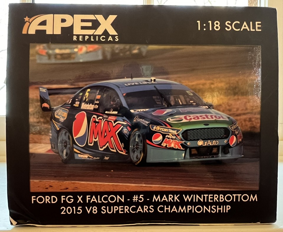 1:18 Apex - 2015 Australian V8 Supercar FG-X Falcon #5 Pepsi Max ...