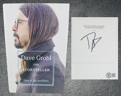 Dave Grohl Signed The Storyteller 1st Edition HC Book Foo Fighters ...