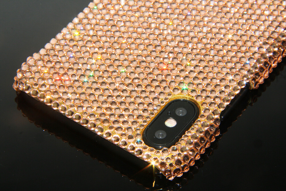 Champagne Bling Diamond Case Cover For iPhone X XR XS Max WITH ...